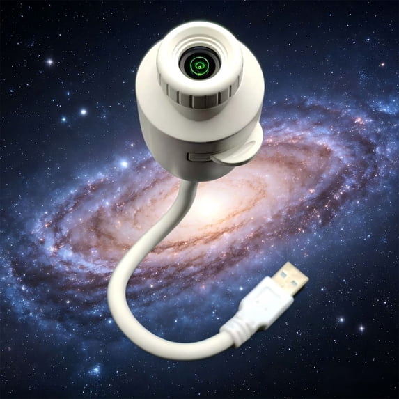 ZZkhGO 2-in-1 Projector Night Light, 360 Adjustable LED Space Lamp with ...
