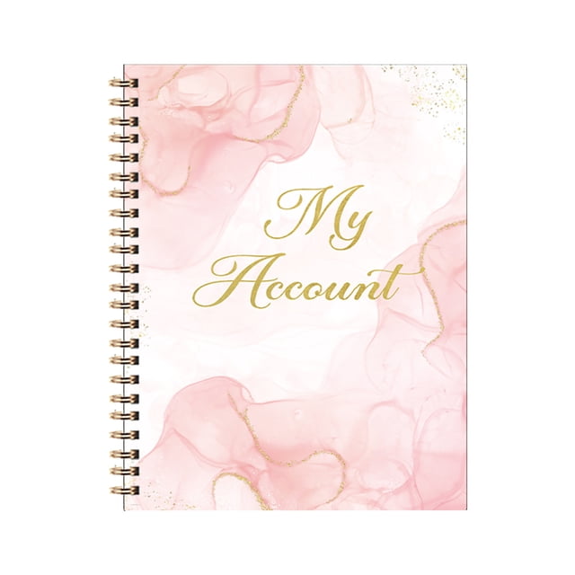 ZZkhGO Financial Ledger Book, Bank Cheque Register with Exquisite ...