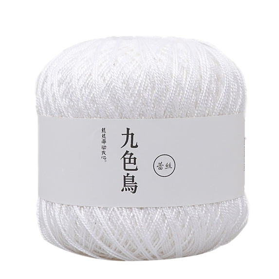 ZZkhGO Fine Lace Crochet Thread, DIY Woven Crochet Yarn 8th, Soft ...