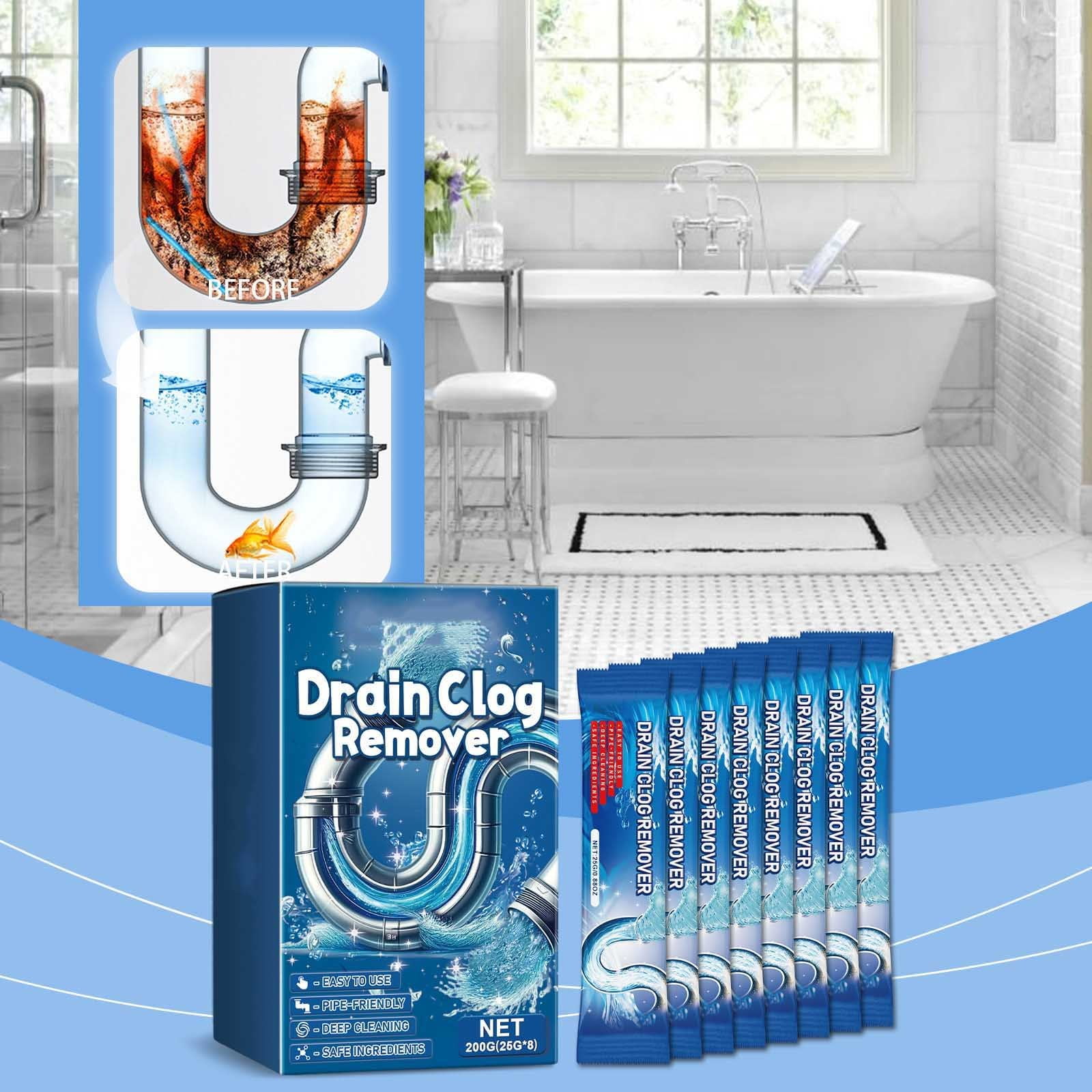 ZZkhGO Pipe Cleaning Powder, Powerfully Dissolves Sewer Drains Clogs ...