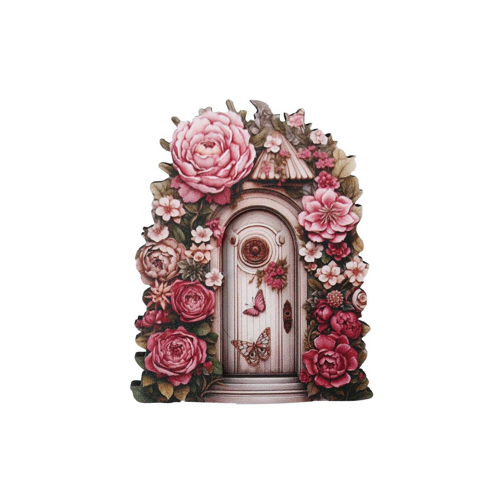 ZZkhGo 50% Off Clear Resin Garden Miniature Floral Outdoor Decor For ...