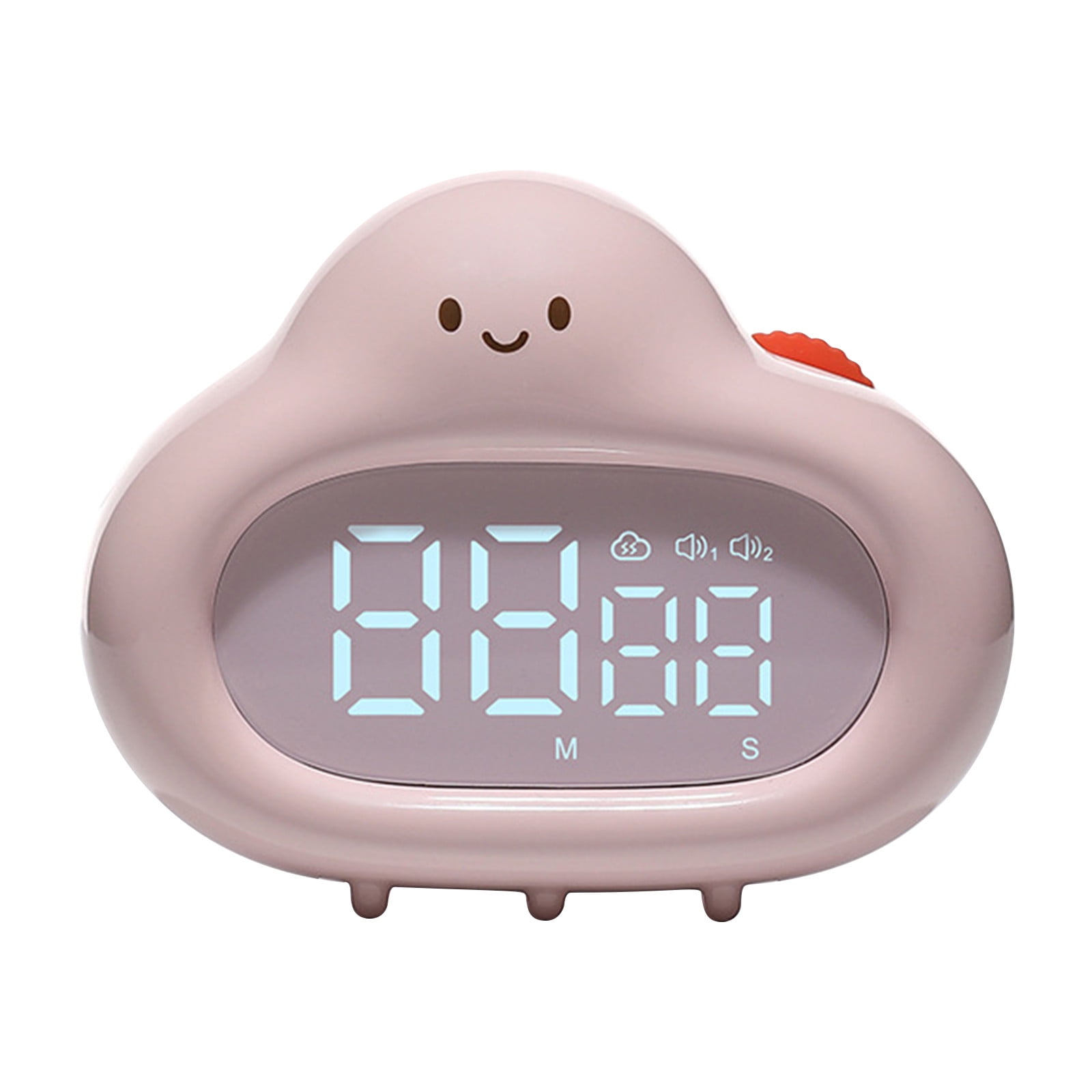 ZZkhGo Digital Clocks for Bedrooms Table Clock Funny Big White Timer ...