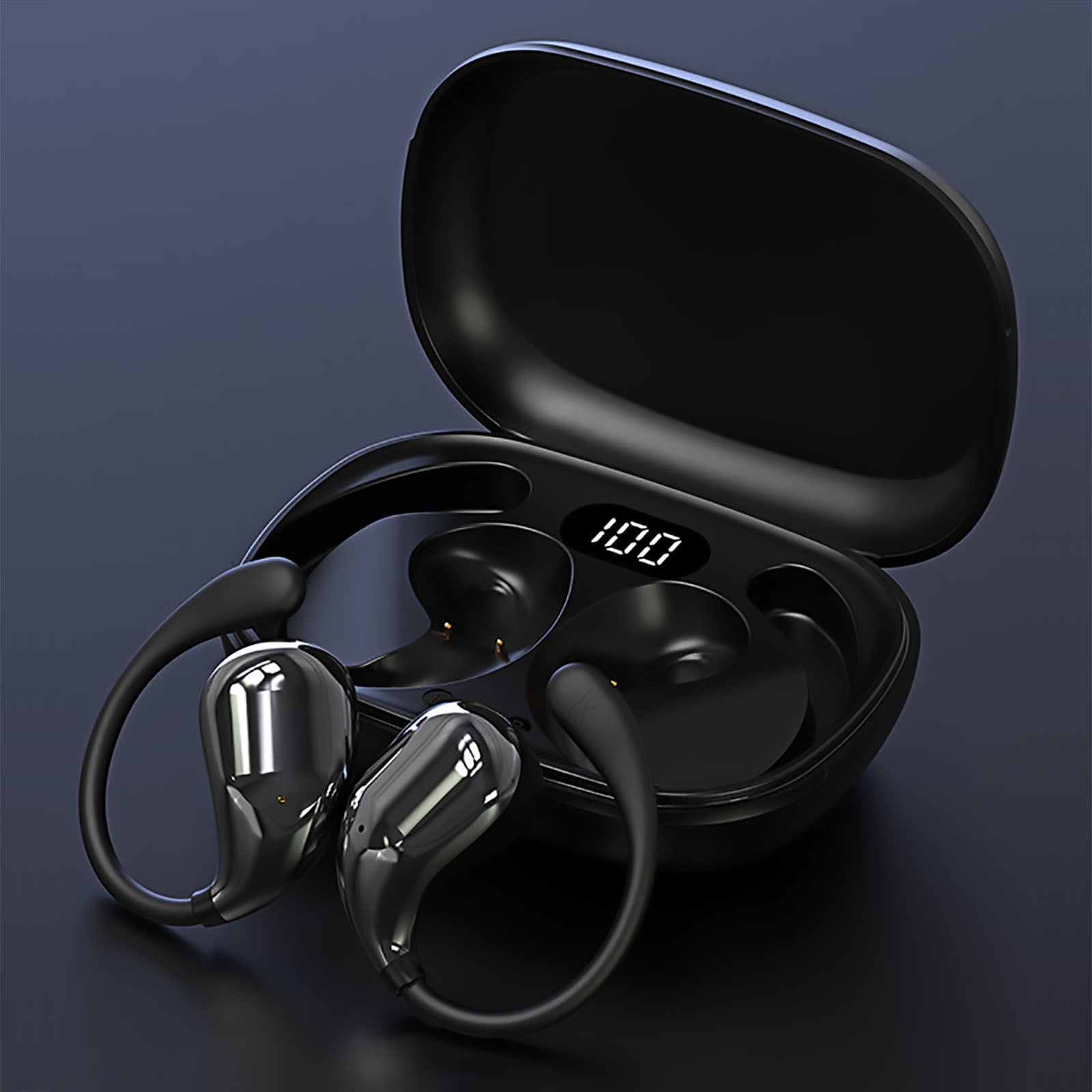 ZZkhGo Ear Buds Wireless Earbuds Hanging Ear Type Large Capacity Built ...