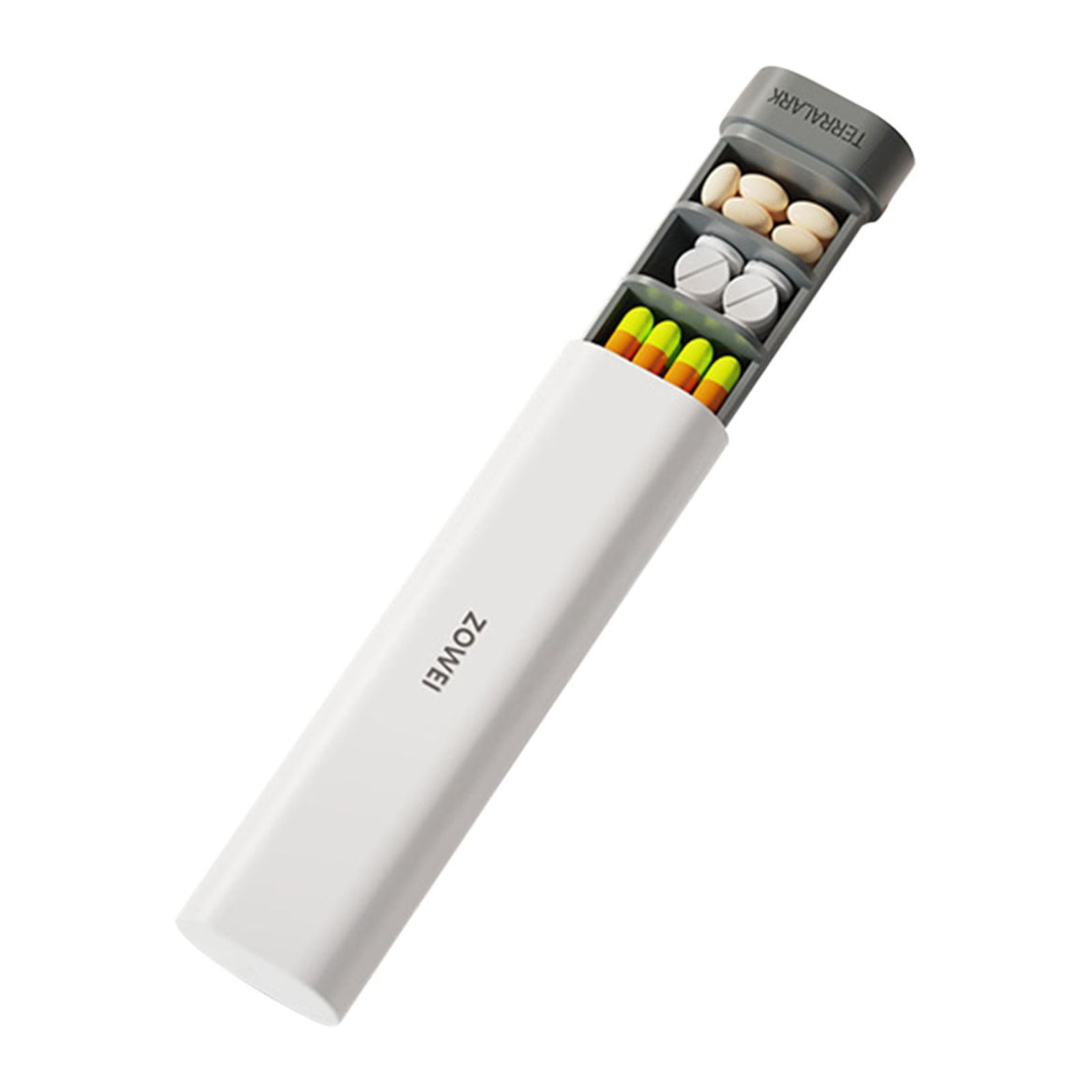 ZZkhGo Multi-function Storage Box Portable 7-day Medicine- Box Compact ...