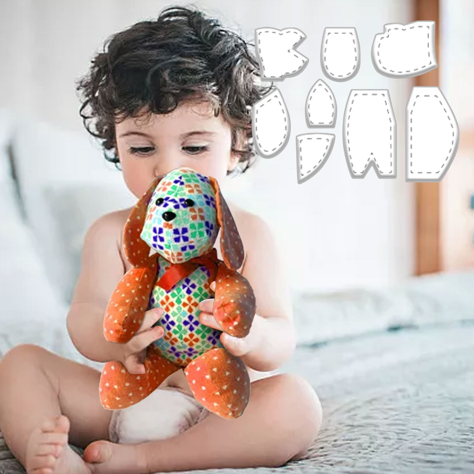 ZZkhGo Reduced Price 8-piece Memory Dog Template Ruler Set With ...