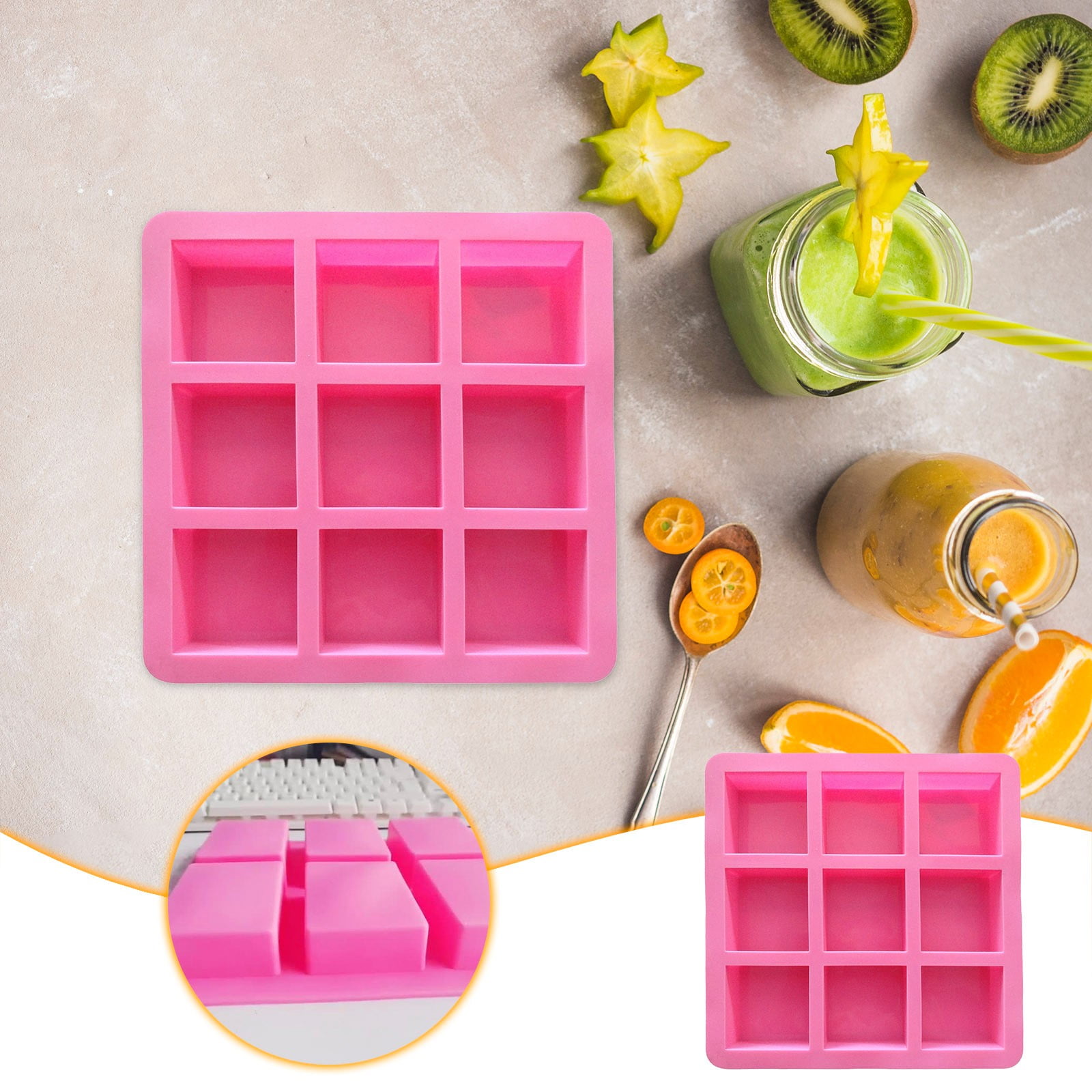 ZZkhGo Reusable Ice Cube New Silicone Ice ker Tray Tumbler Cup Silicone ...