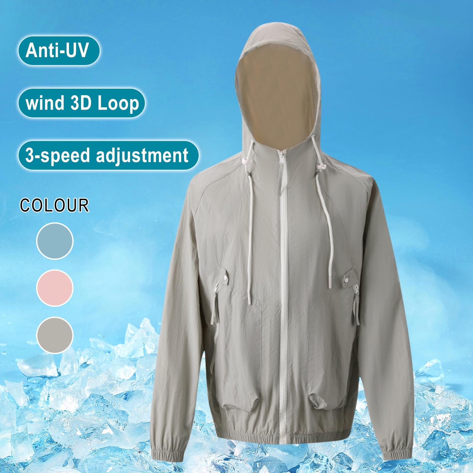 ZZwxWA Cooling Jackets for Men & Women Rechargeable with Fan Air ...