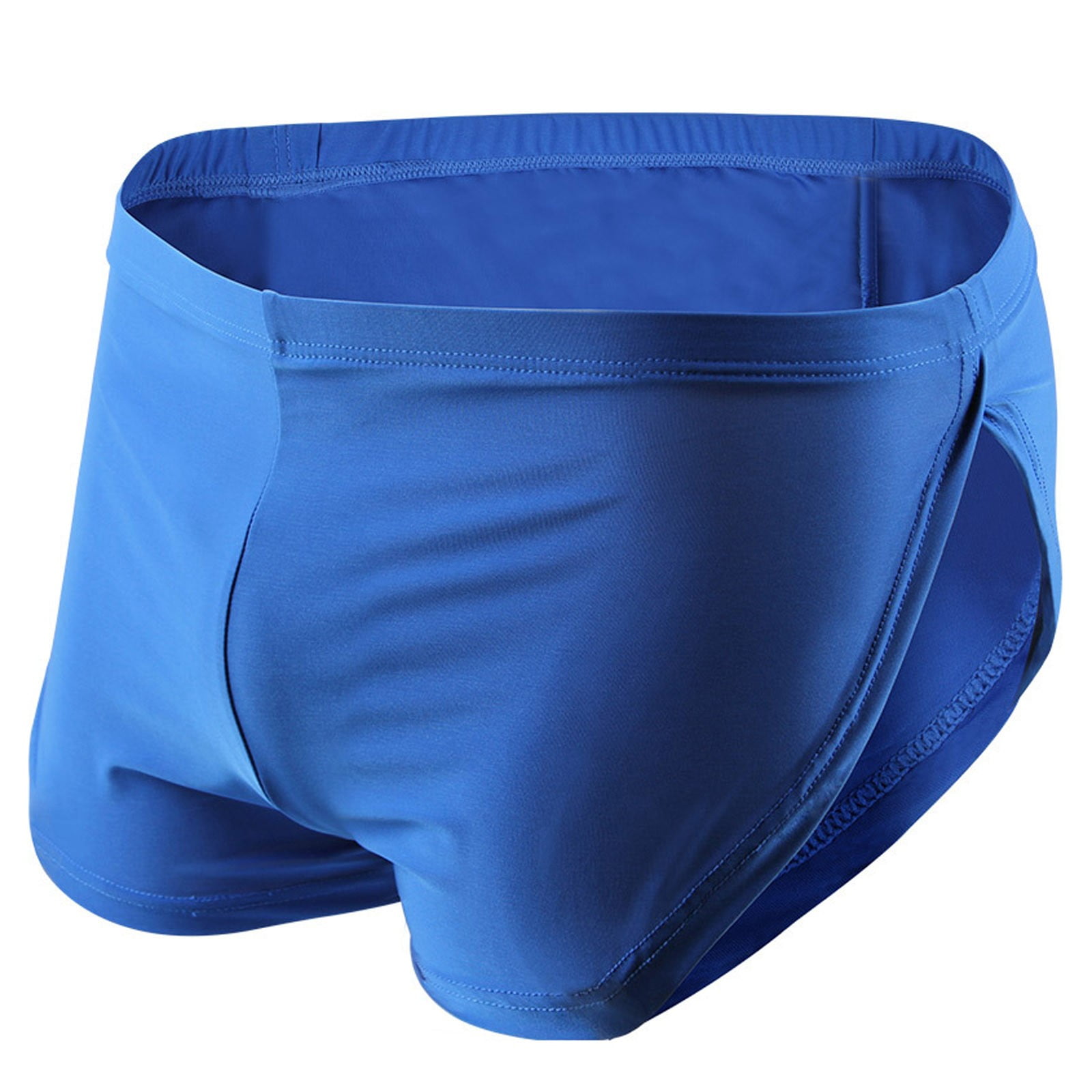 ZZwxWA Mens Mesh Booty Shorts 3 Inch Sexy Smooth Lounge Active Shorts Panties Low Rise Split ...