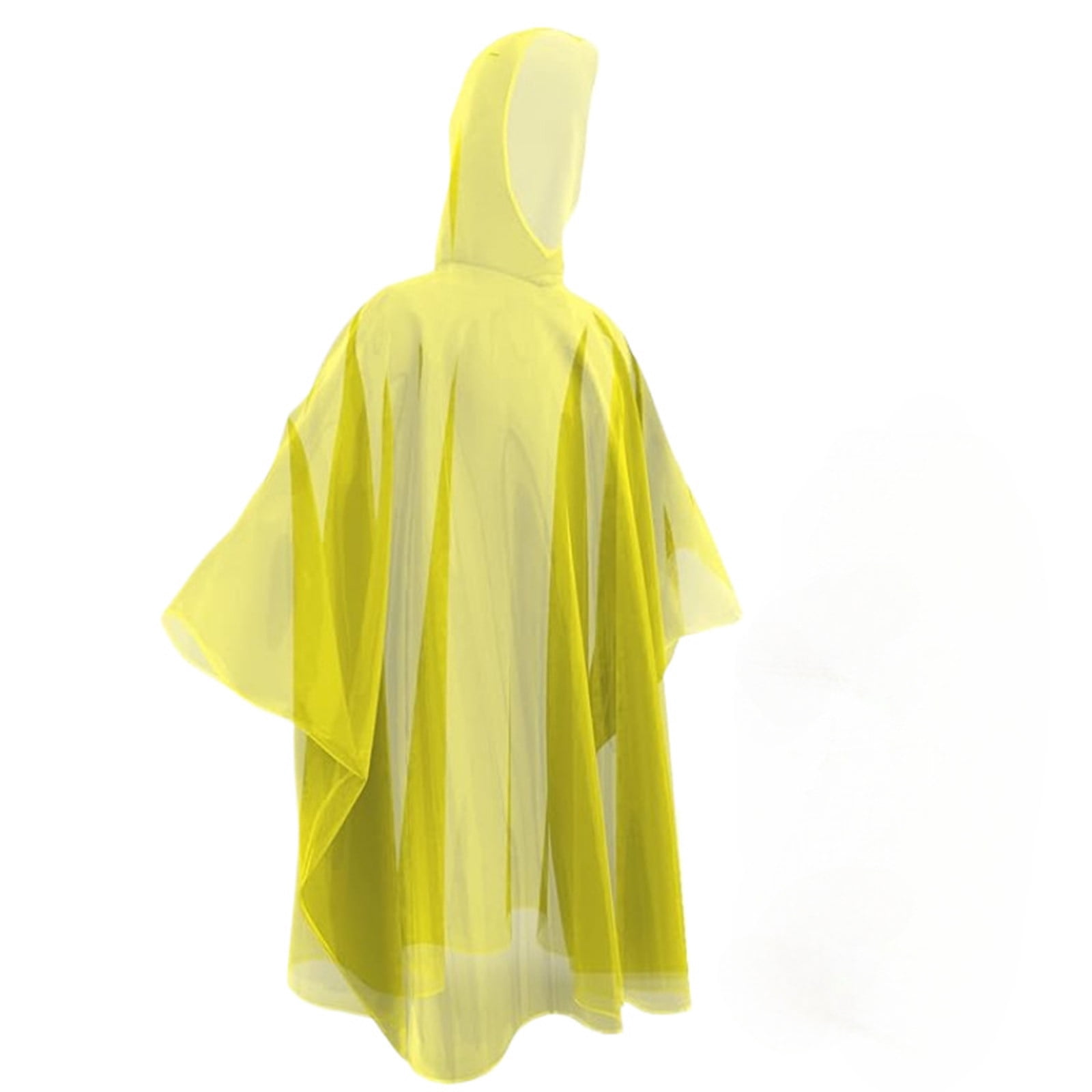 ZZwxWA Reusable Rain Ponchos for Adult Women and Men with Hood Family ...