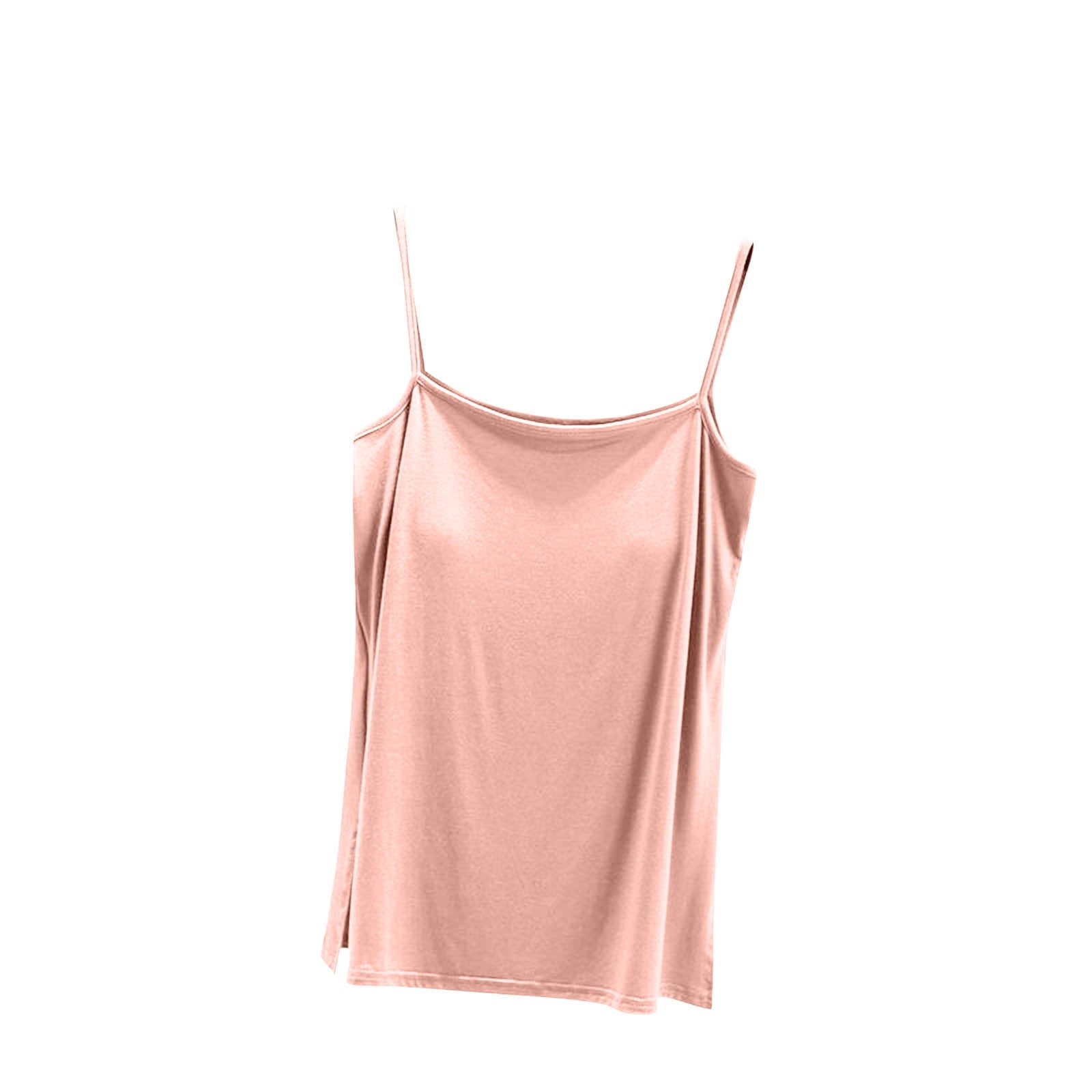 ZZwxWA Tank Top for Women Sleeveless Cami Tops with Built in Bras Shelf ...