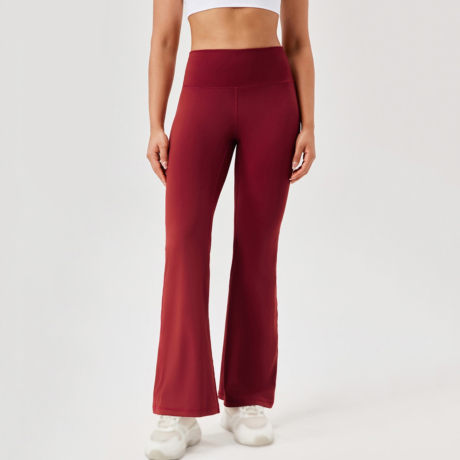 ZZwxWA Womens Wide Leg Yoga Pants Bootcut Workout Flare Leggings Trendy ...