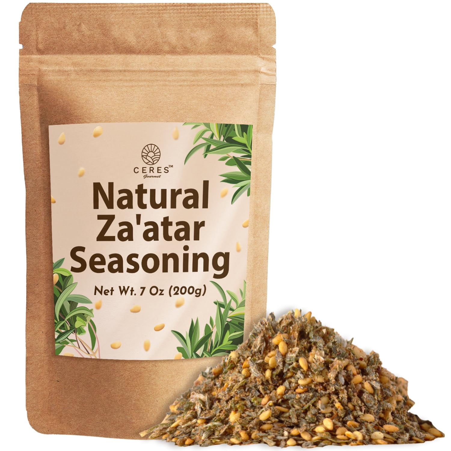 Za'atar Seasoning 7 Oz YYF14 | Mediterranean Spice Blend | Natural ...