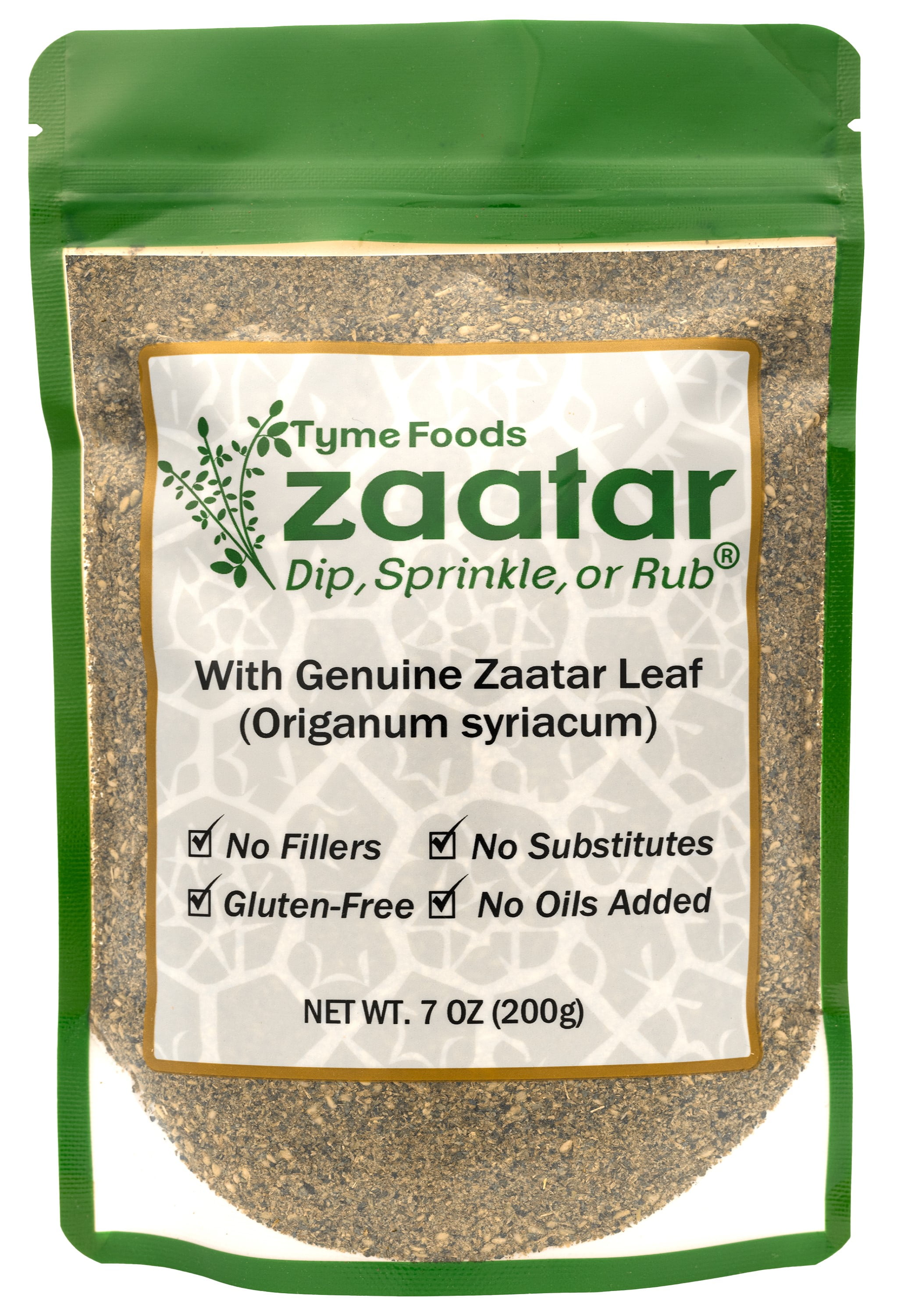 Zaatar Spice Blend With Genuine Zaatar Herb (Hyssop - Origanum syriacum ...