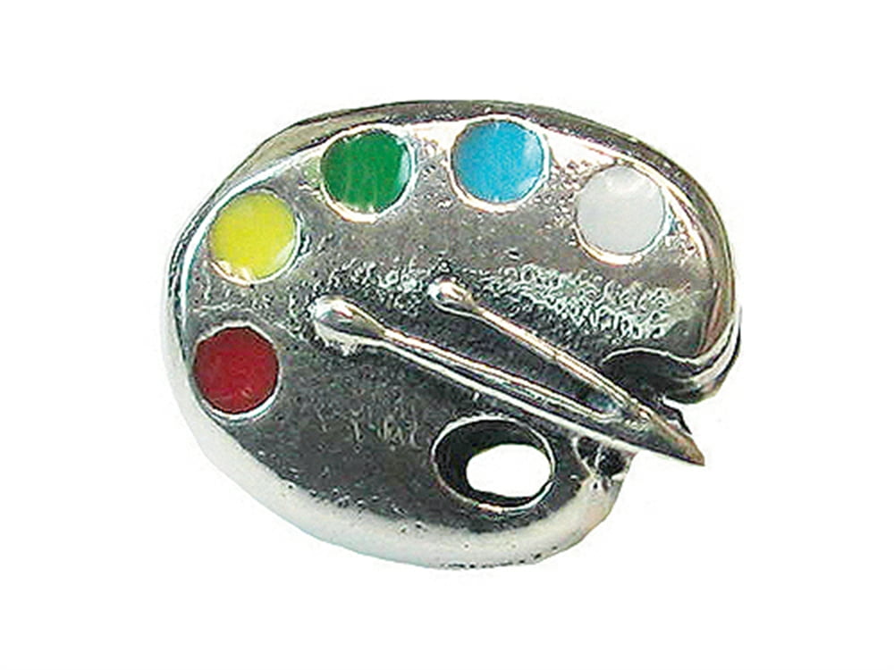 Zable Sterling Silver Artist Palette Bead / Charm - Walmart.com