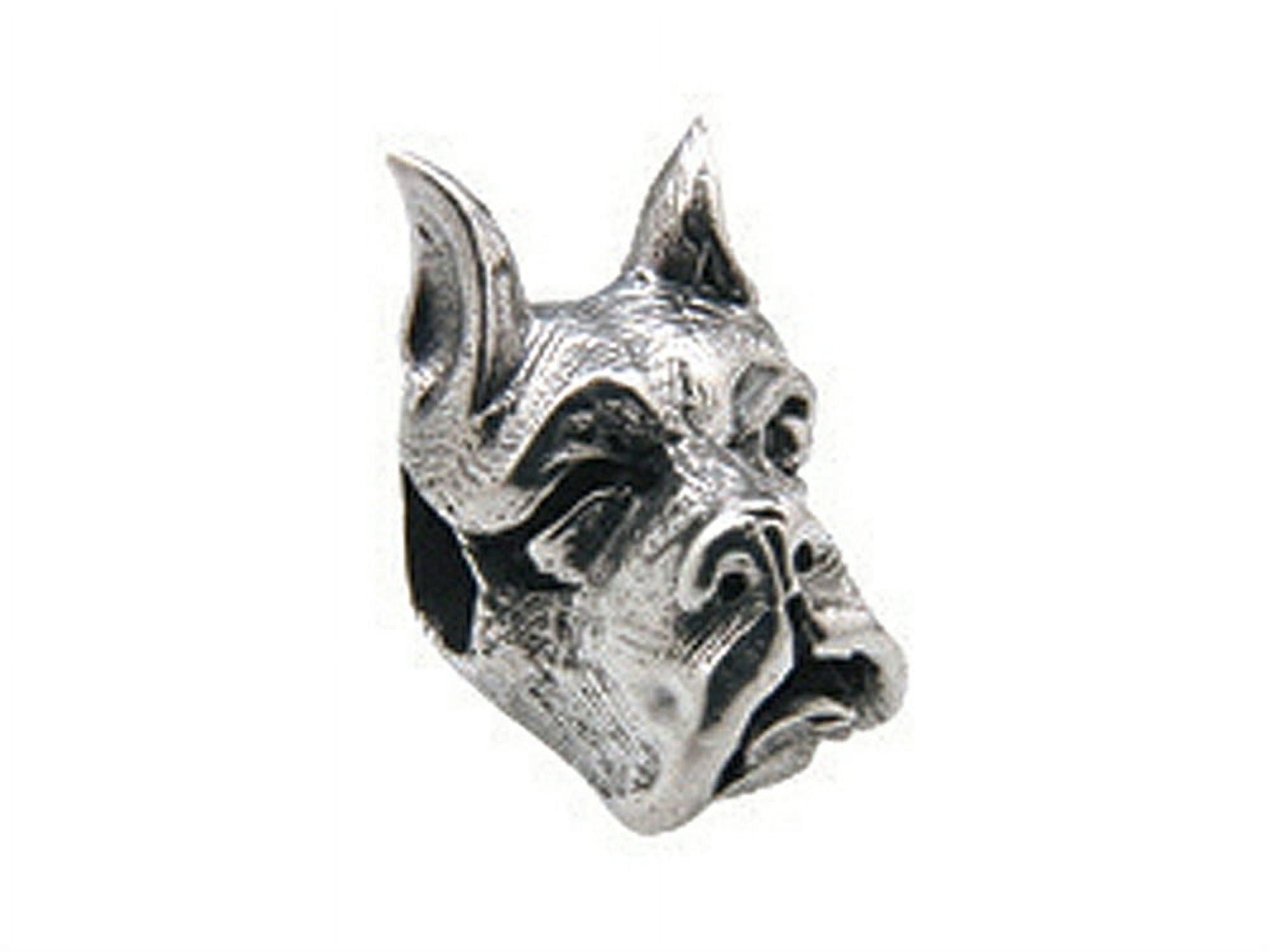 Zable Sterling Silver Boxer Dog Face Compatible Pandora Compatible Bead ...