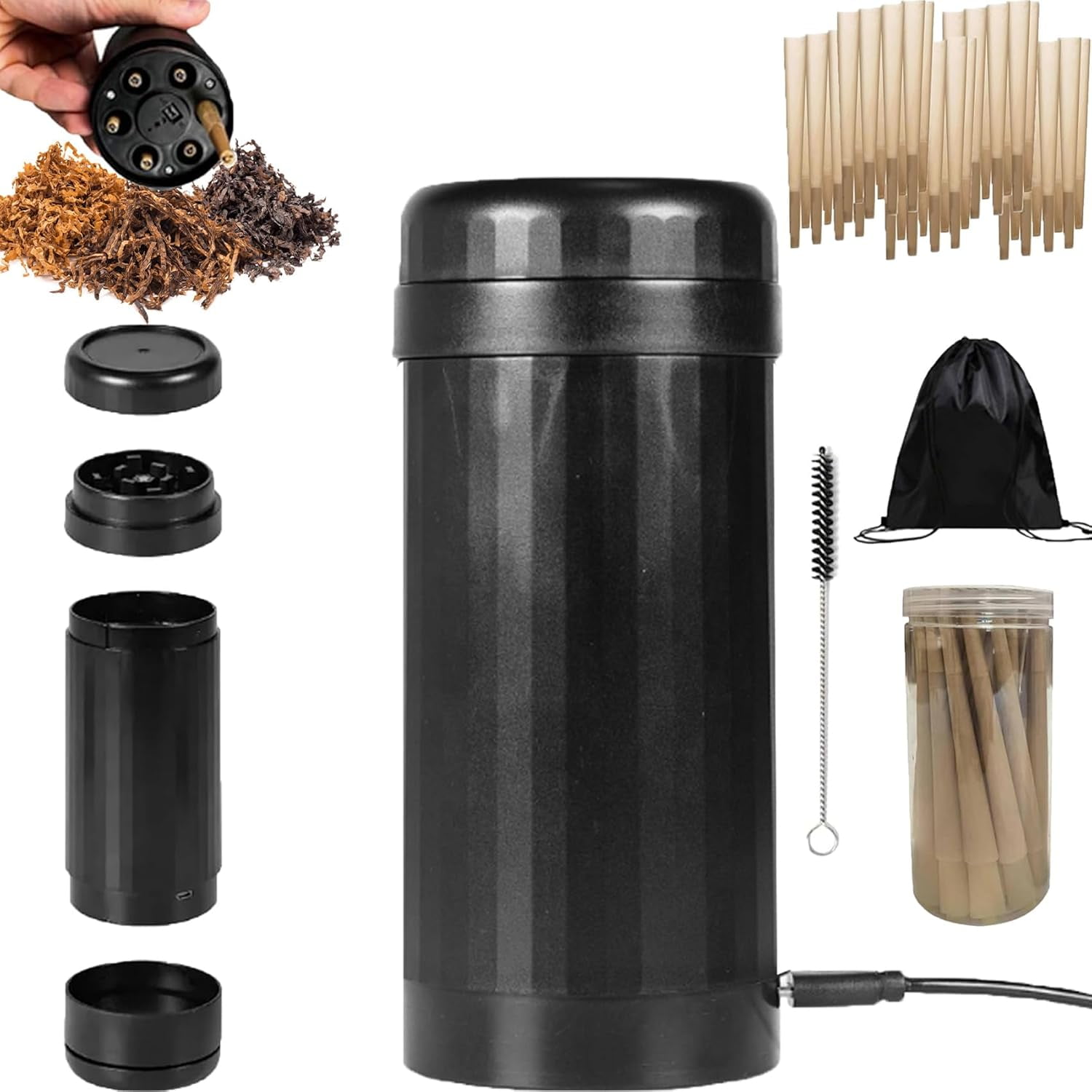 ZablendPro - 2in1 Roller Grinder, Portable Swifty Roll Cylinder Grinder ...