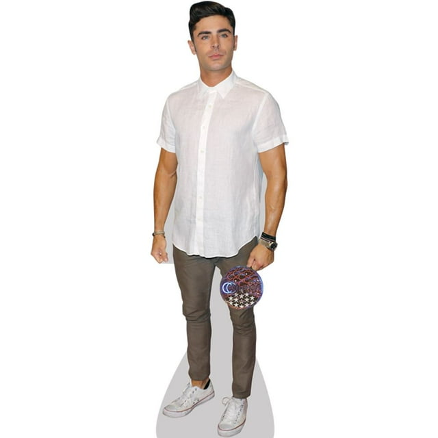 Zac Efron (Casual) Mini Cardboard Cutout Standee - Walmart.com