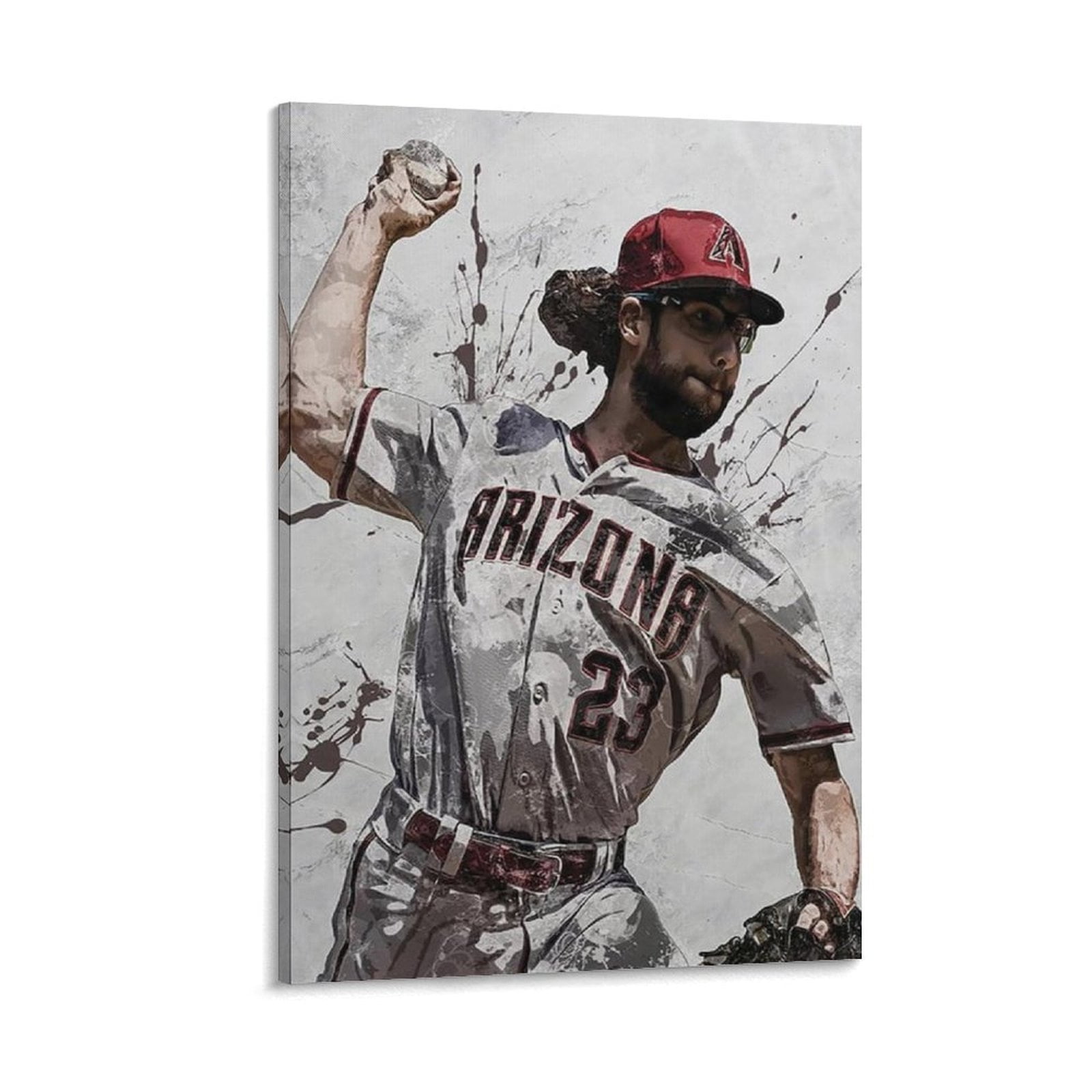 Zac Gallen Canvas Poster Posters Wall Art Painting Canvas Gift Living ...
