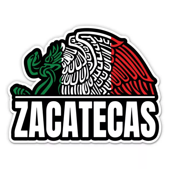 Zacatecas Mexico Mx Bandera Sticker Phone Decal Water Bottle Stickers ...