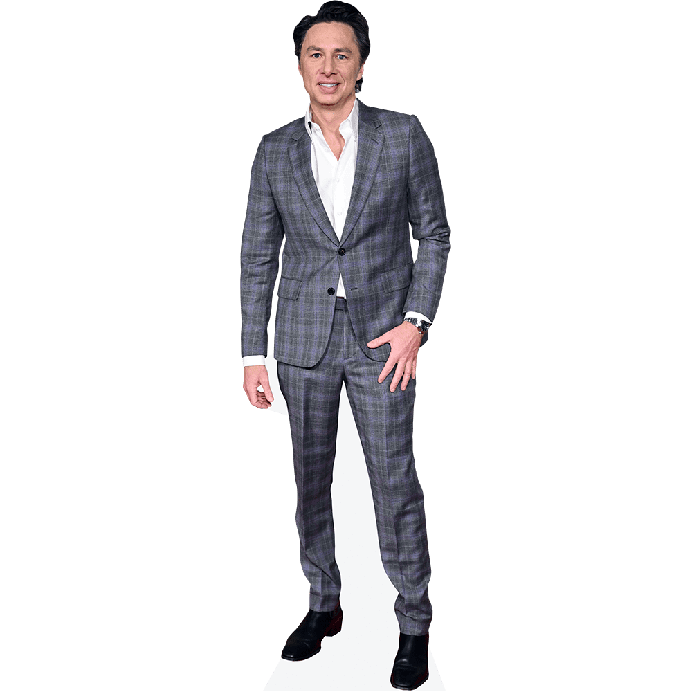 Zach Braff (Grey) Lifesize Cardboard Cutout Standee - Walmart.com