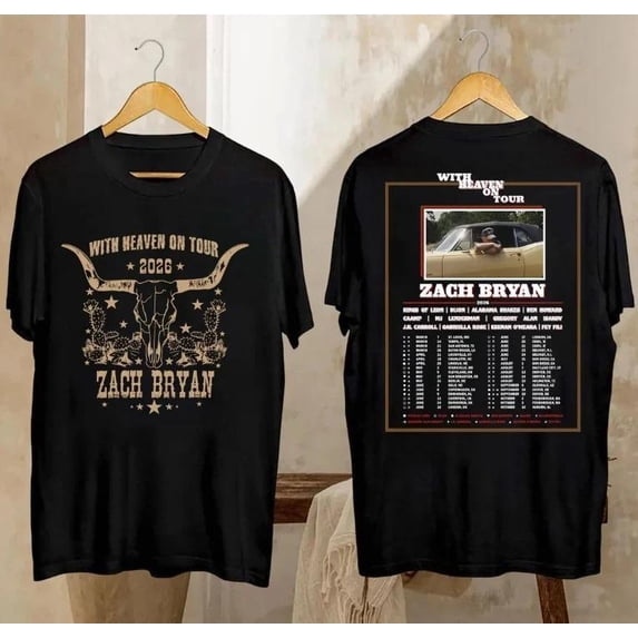 Zach Bry.an With Heaven On Tour 2026 Unisex T-Shirt - Walmart.com