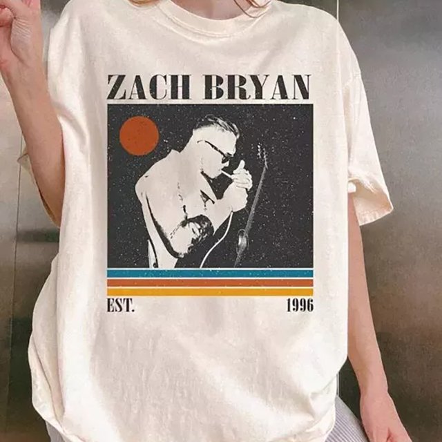 Zach Bryan Singer Music Tour 2024 Shirt, The Quittin Time Tour Zach Bryan - Walmart.com