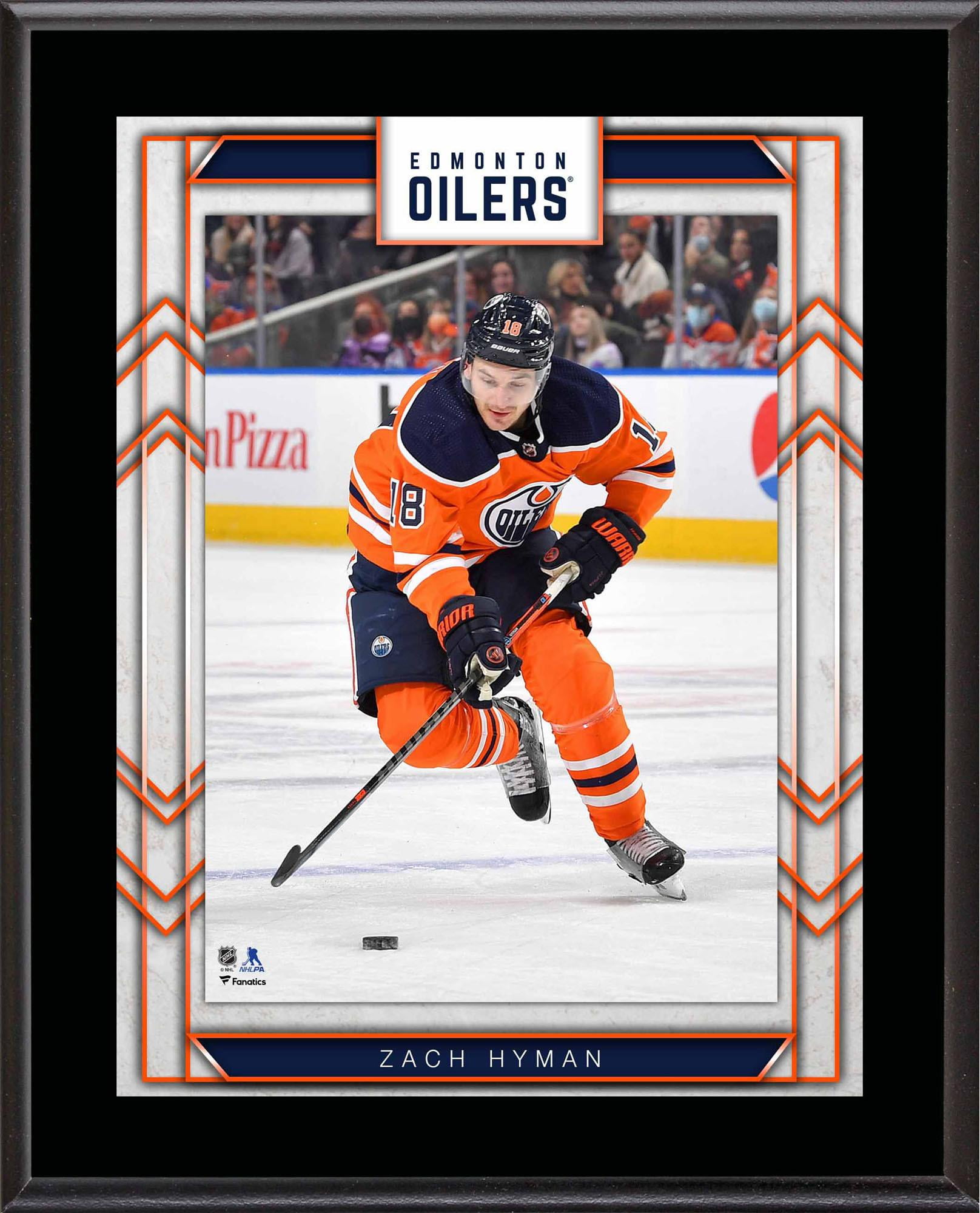 Zach Hyman Edmonton Oilers 10.5" x 13" Sublimated Player Plaque ...