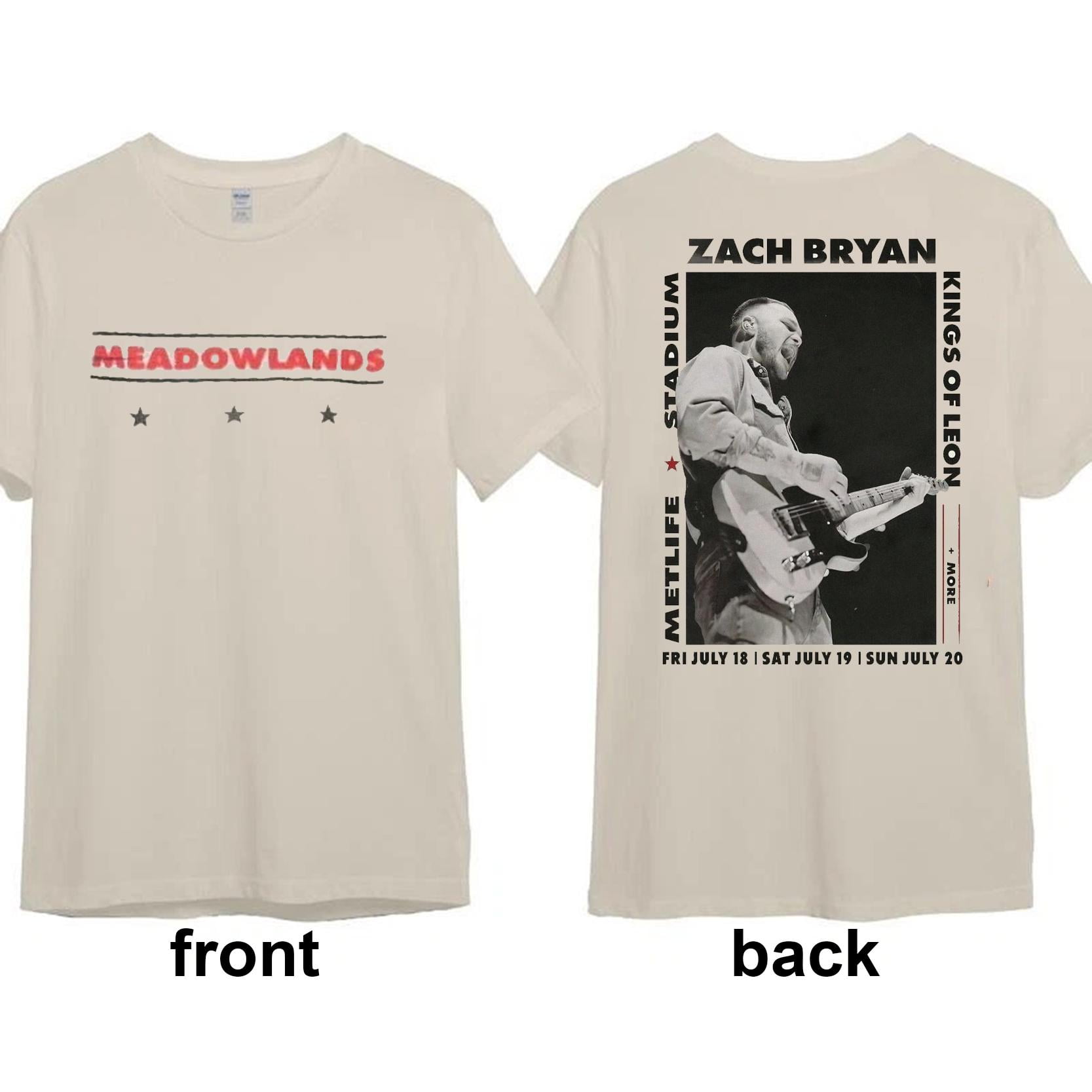 Zach MetLife Stadium Event July 2025 T-Shirt - Walmart.com