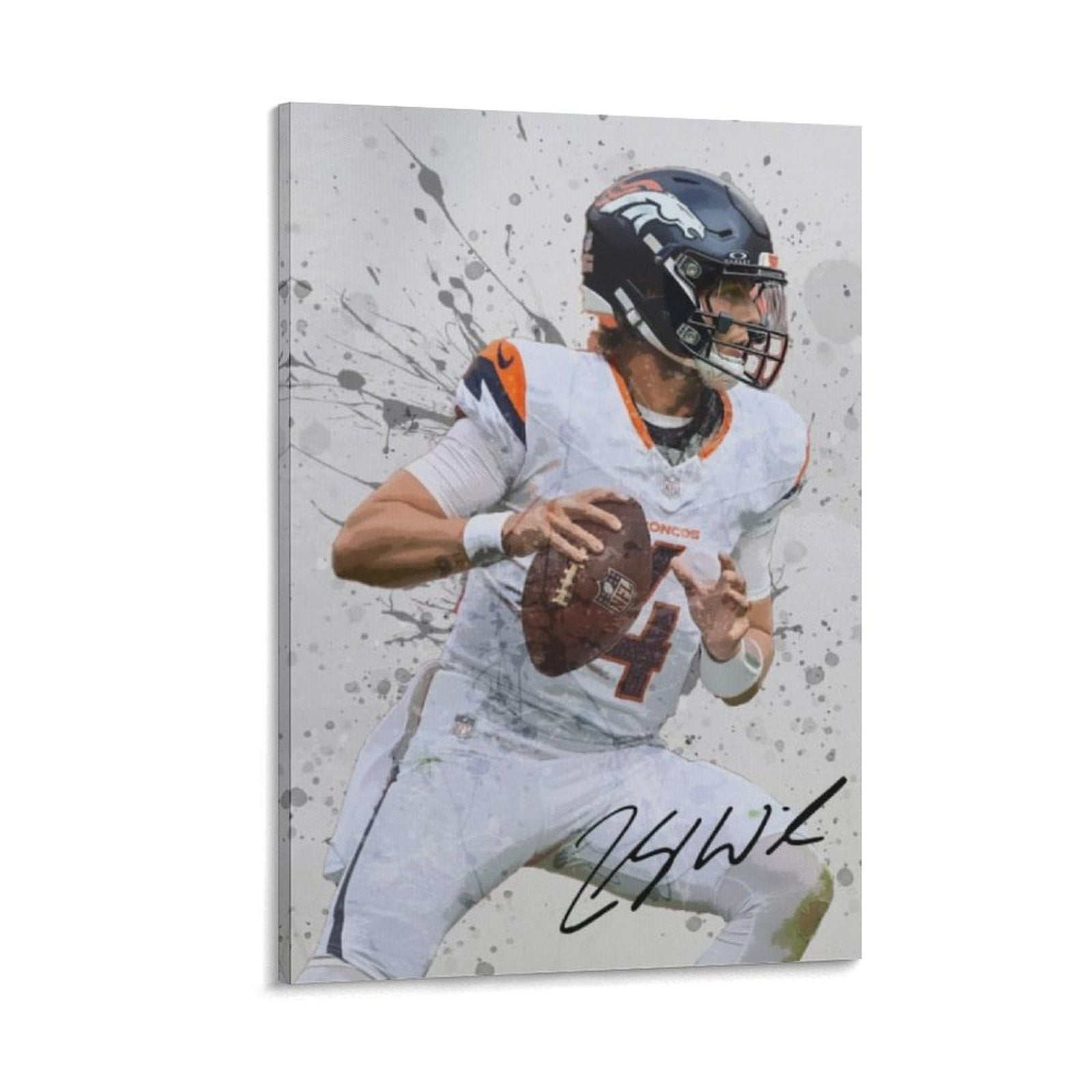 Zach Wilson Poster Canvas Poster Picture Print Wall Art Poster Painting ...