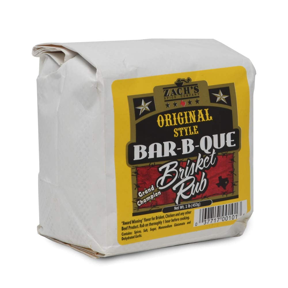 Zach's Original Style Bar-B-Que SAF21 Brisket Rub - Championship Cook ...