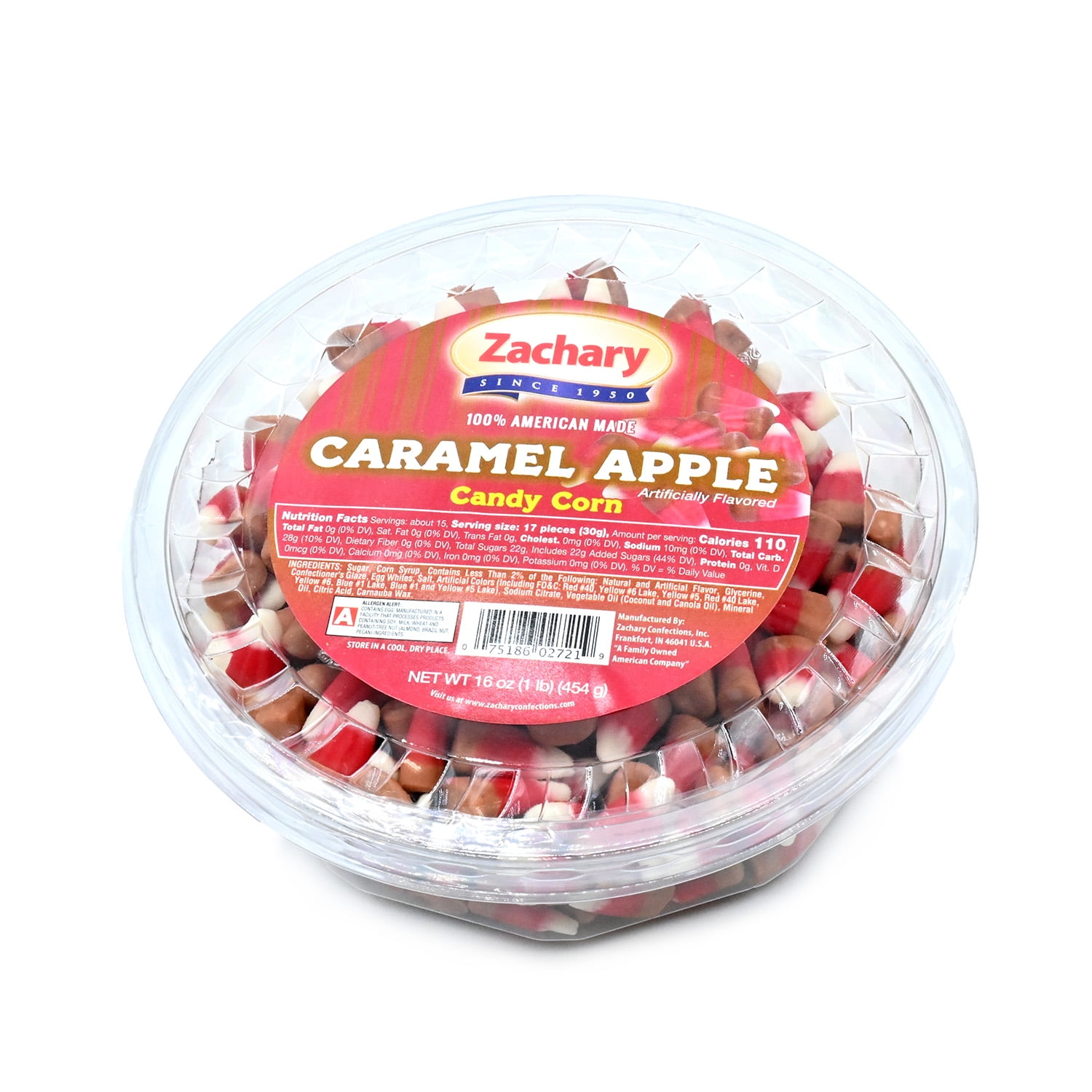 Zachary Caramel Apple Candy Corn 16oz Tub - Walmart.com