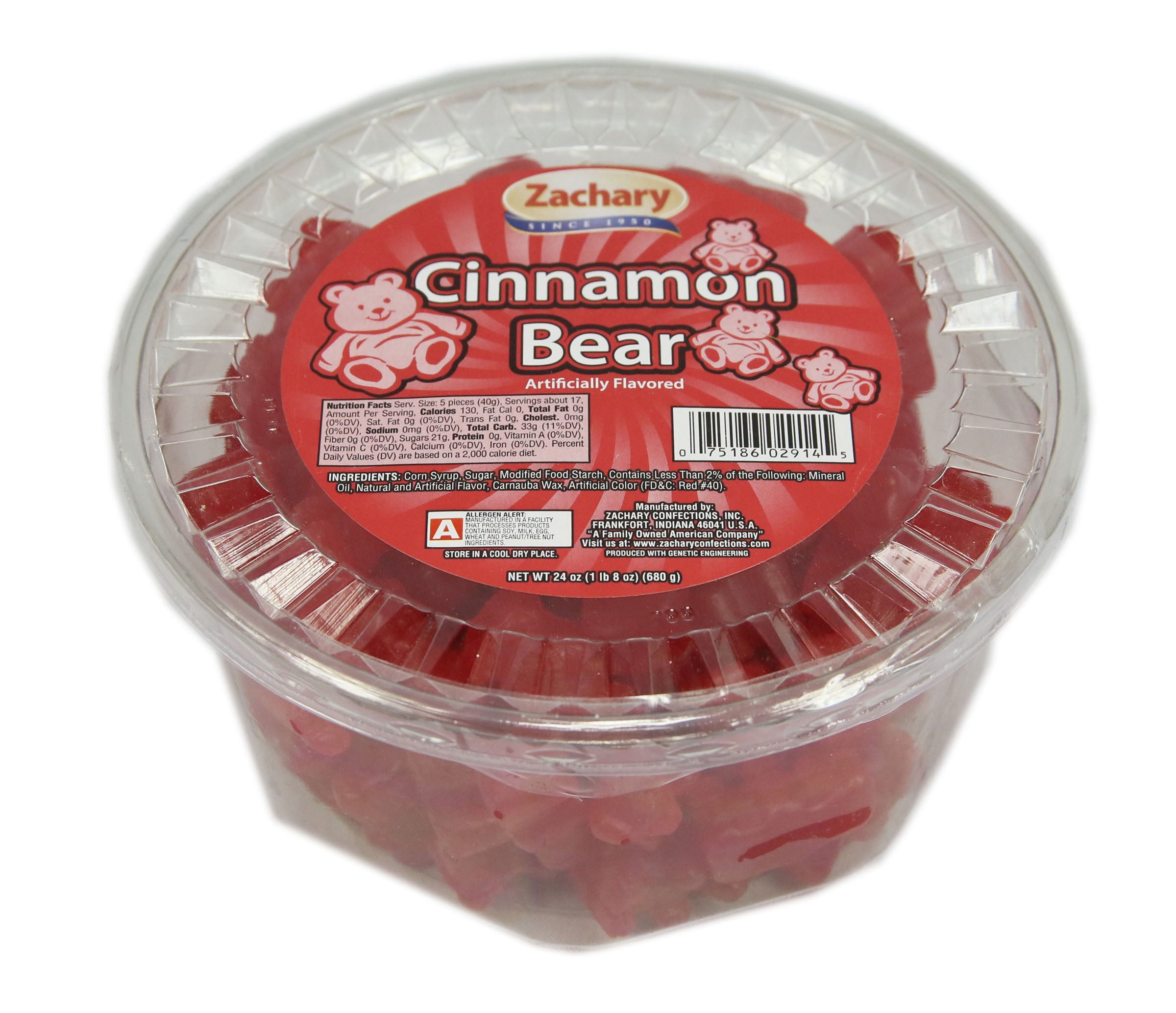 Zachary Sweet Spicy Gummy Cinnamon Bears Candy, 24 oz - Walmart.com