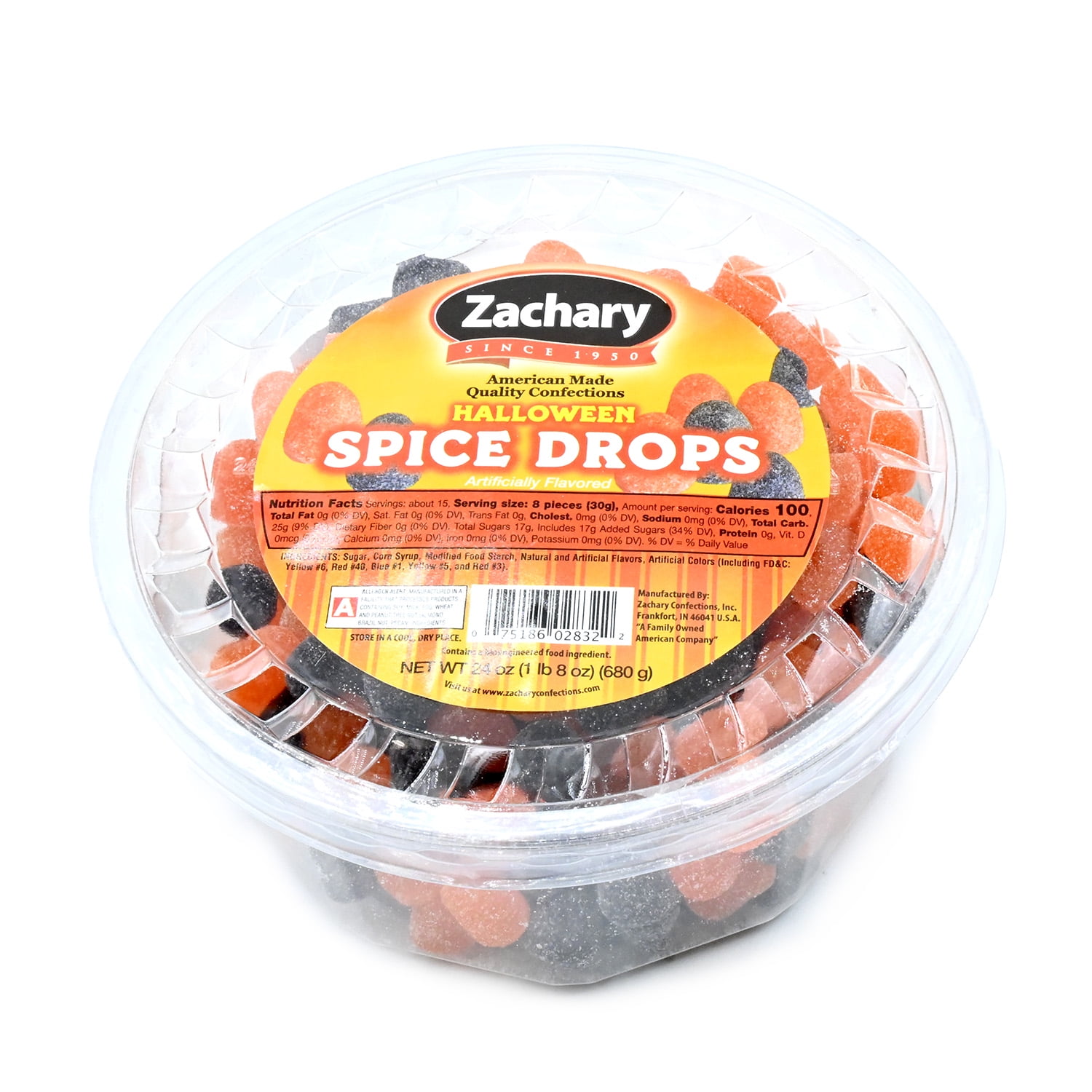 Zachary Halloween Spice Drops 24oz Tub - Walmart.com