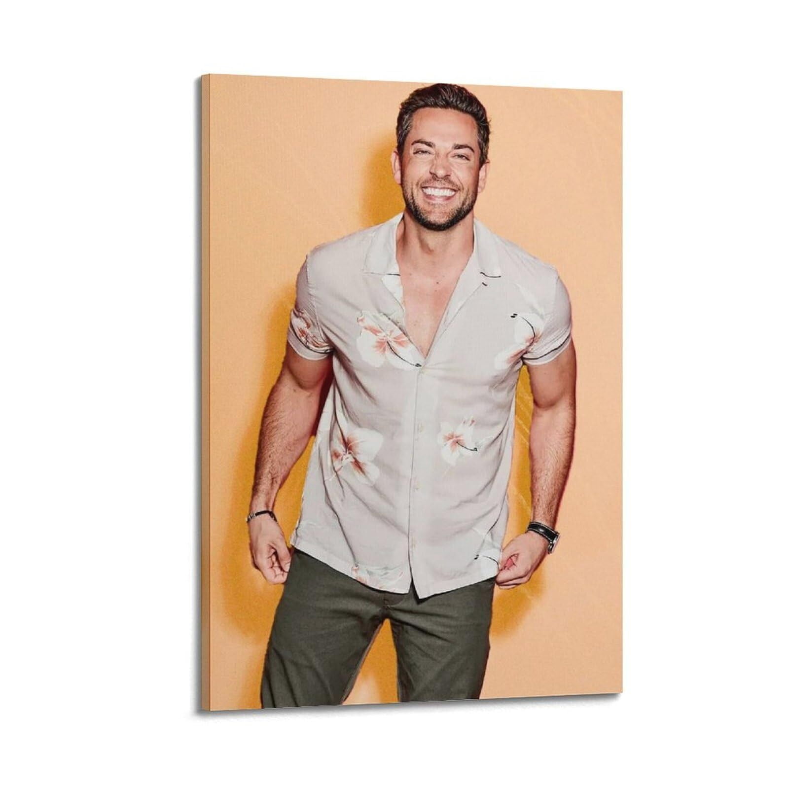 Zachary Levi Famous Actor Poster Posters Aesthetic Canvas Posters Room ...