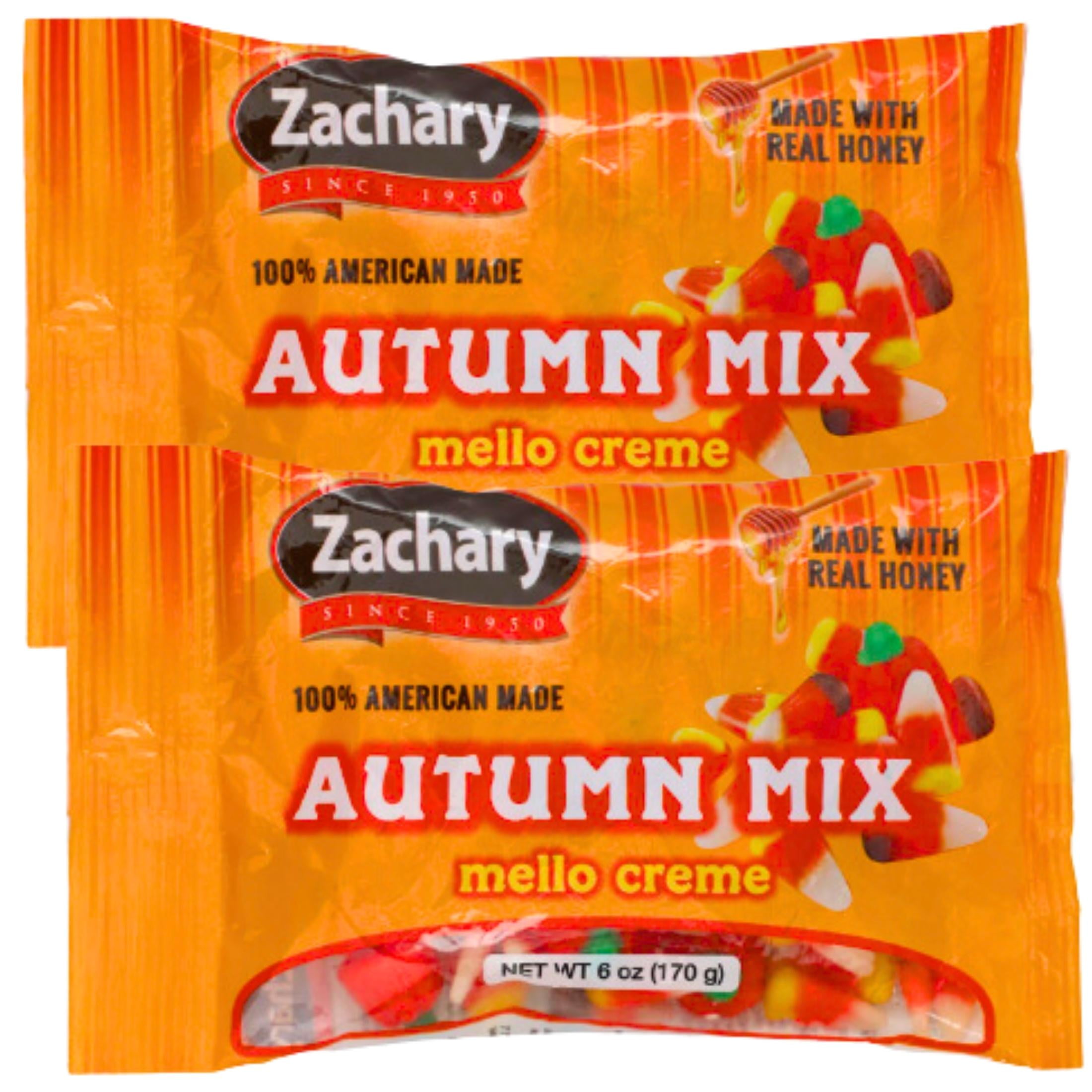 Zachary Mello Creme Autumn Mix 6Oz Candy Corn and Pumpkin Trick or ...