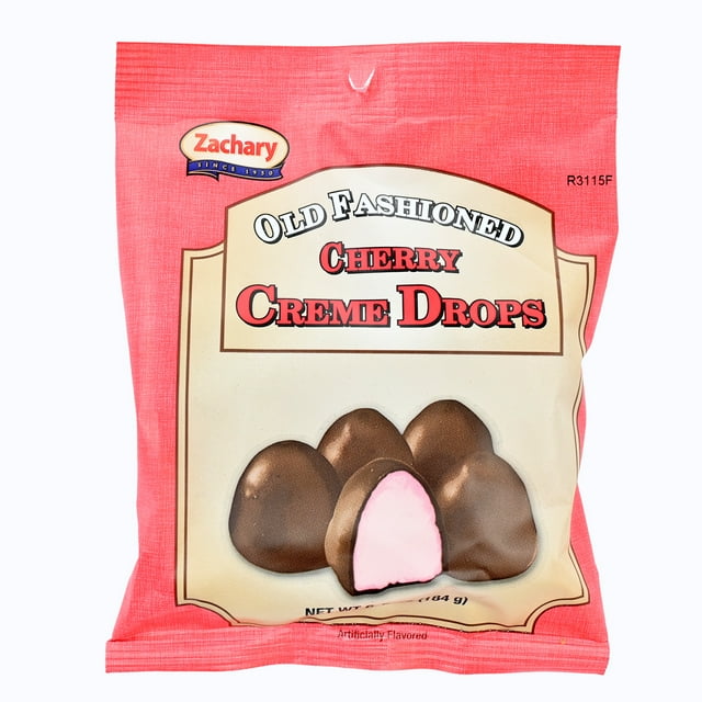 Zachary Old Fashioned Cherry Creme Drops, Sweet & Creamy, 6oz Bag - Walmart.com