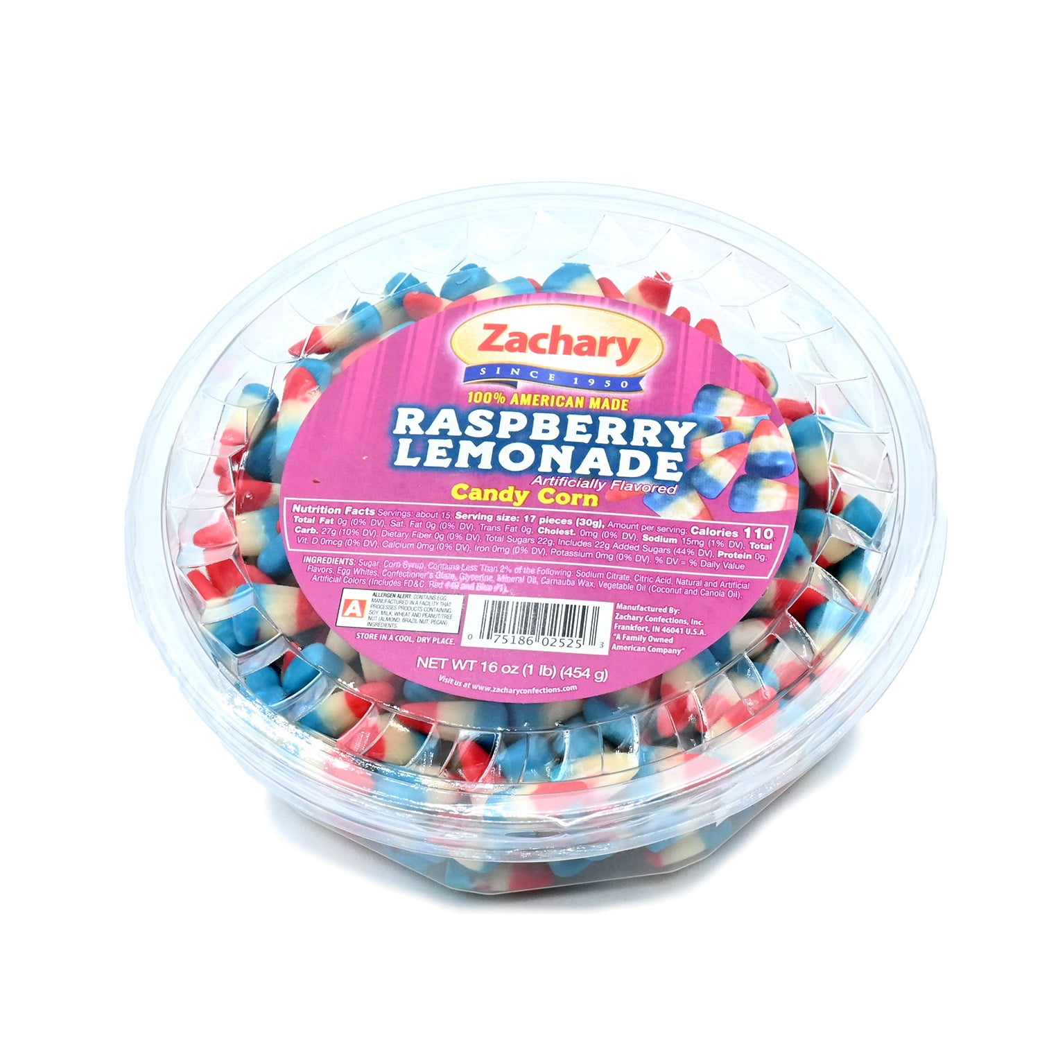 Zachary Raspberry Lemonade Candy Corn 16oz Tub - Walmart.com