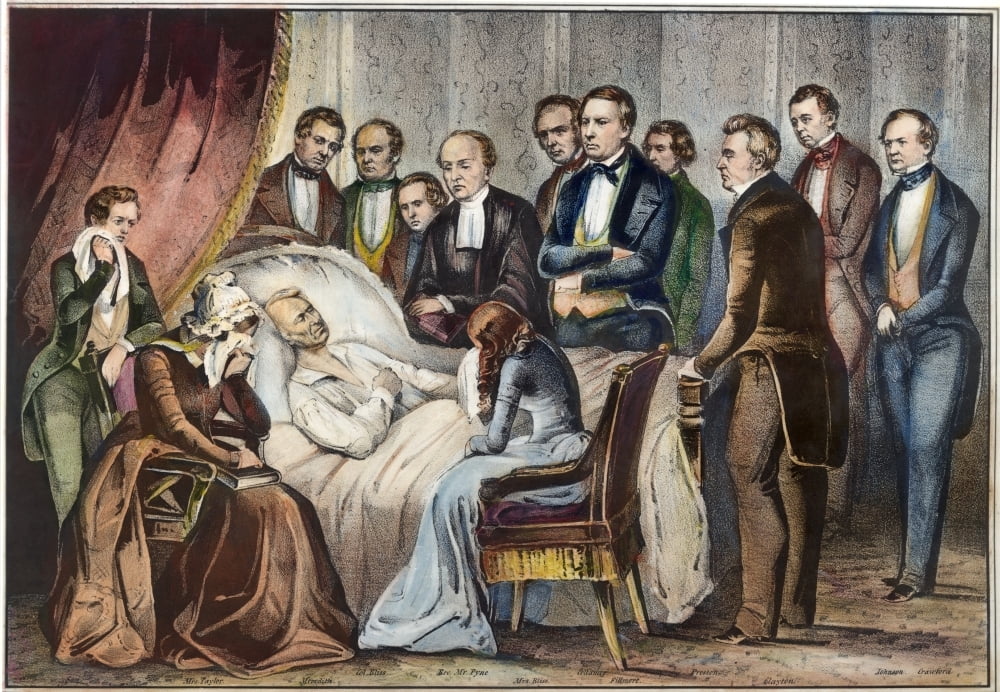 Zachary Taylor.Ntwelfth President Of The United States. Death Of ...