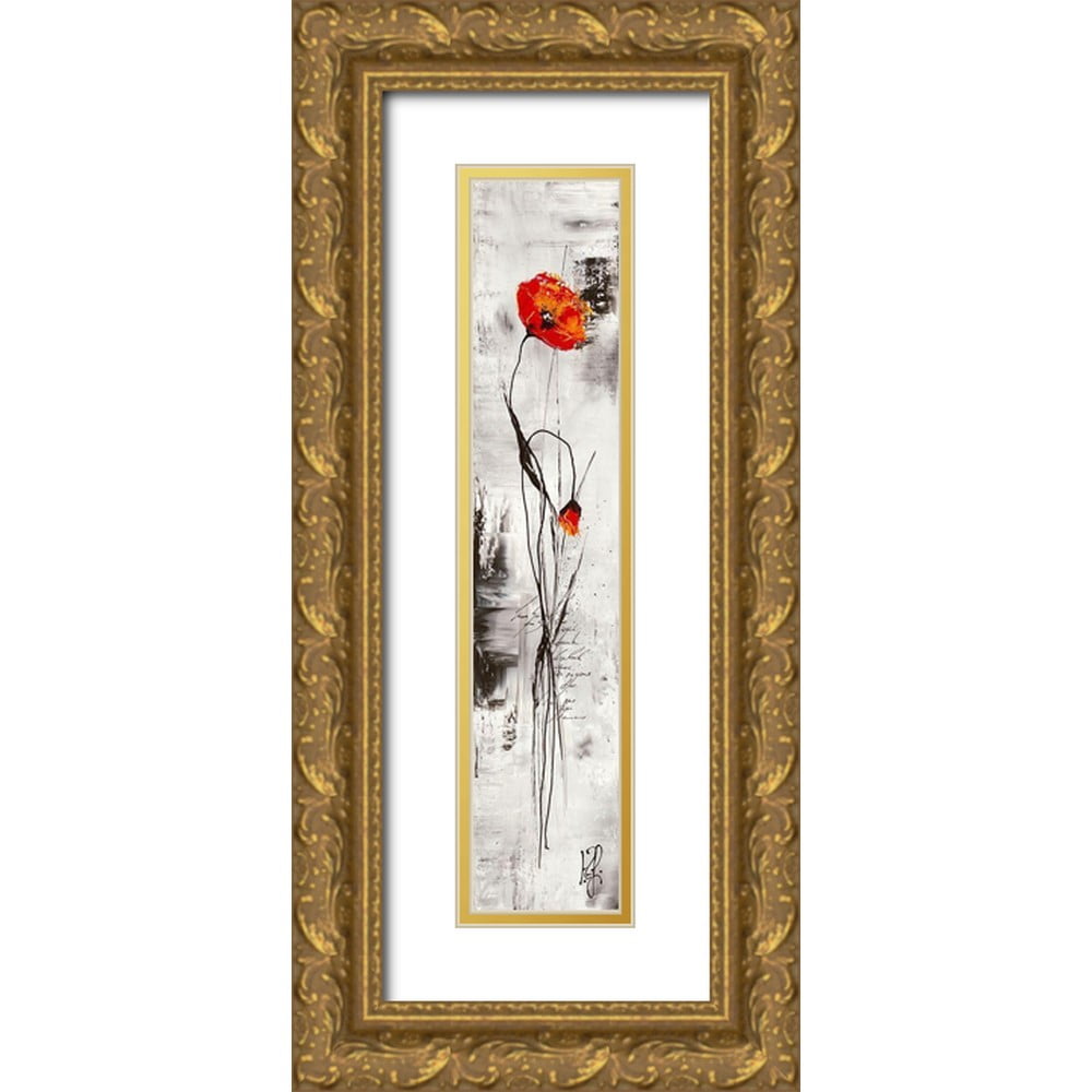 Zacher-Finet, Isabelle 10x32 Gold Ornate Wood Framed with Double Matting Museum Art Print Titled ...