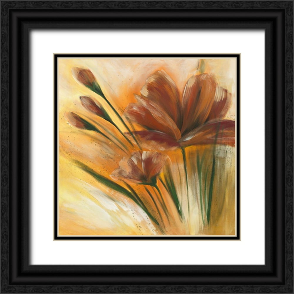 Zacher-Finet, Isabelle 12x12 Black Ornate Wood Framed with Double ...