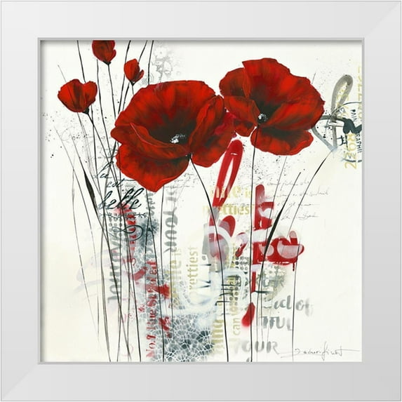 Zacher-Finet, Isabelle 12x12 White Modern Wood Framed Museum Art Print ...