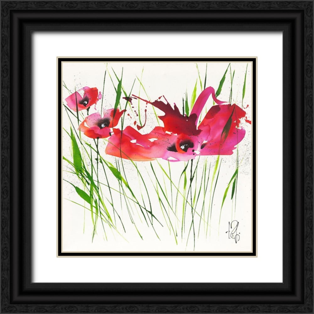 Zacher-Finet, Isabelle 15x15 Black Ornate Wood Framed with Double ...