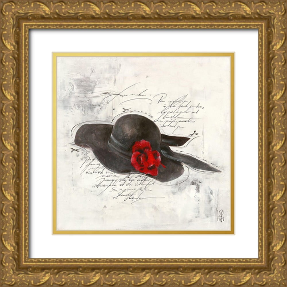 Zacher-Finet, Isabelle 15x15 Gold Ornate Wood Framed with Double ...