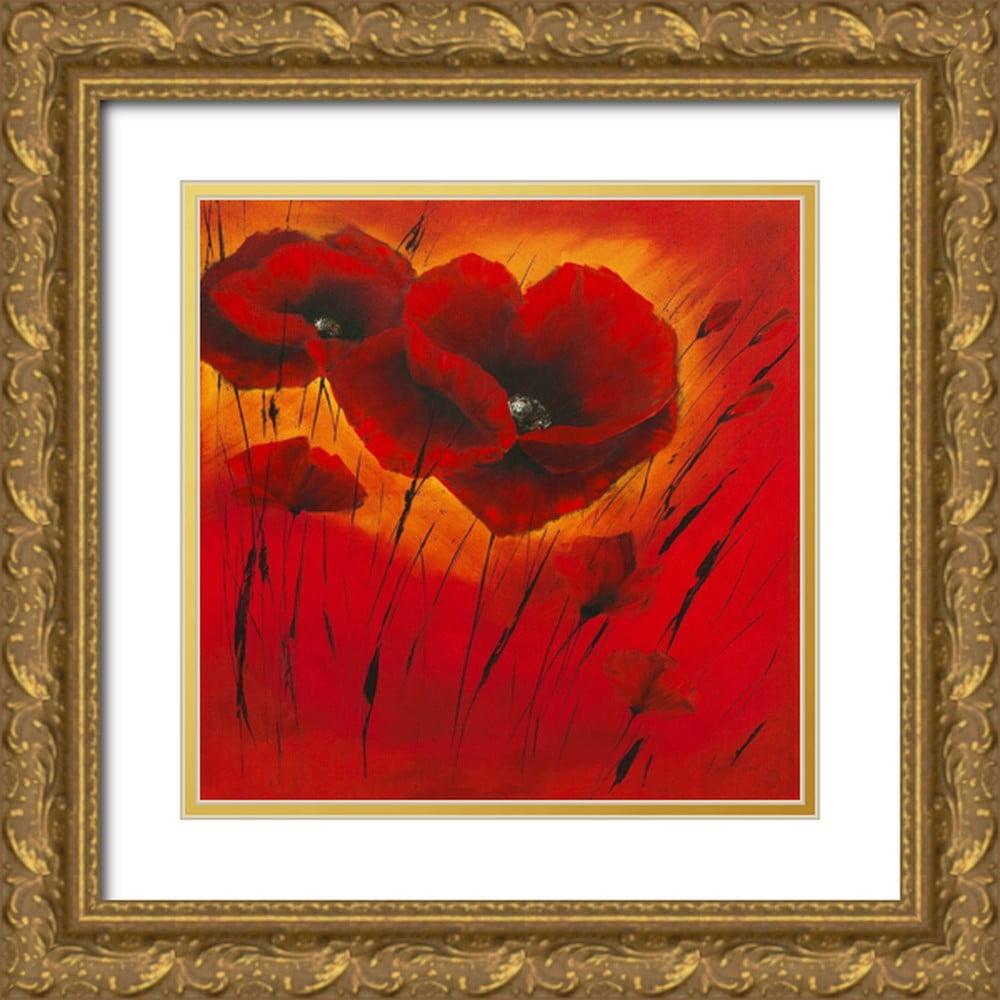 Zacher-Finet, Isabelle 15x15 Gold Ornate Wood Framed with Double ...