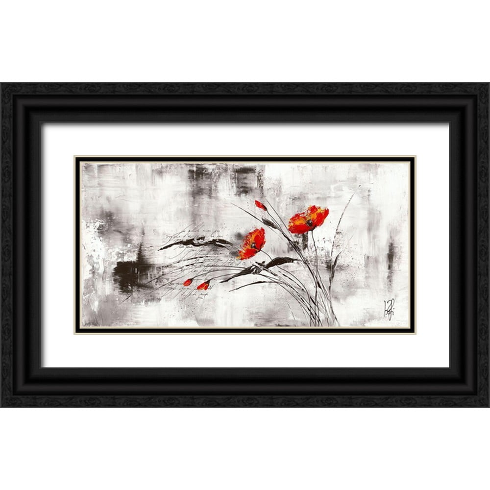 Zacher-Finet, Isabelle 18x11 Black Ornate Wood Framed with Double ...