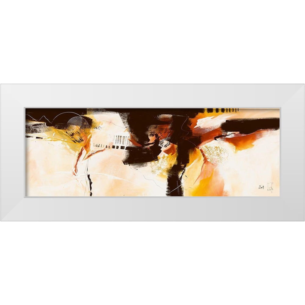 Zacher-Finet, Isabelle 18x9 White Modern Wood Framed Museum Art Print ...
