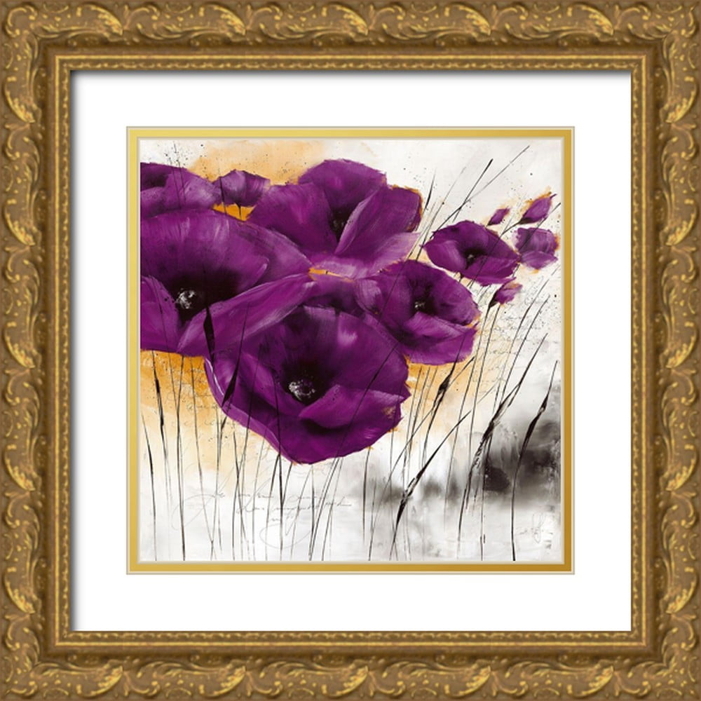 Zacher-Finet, Isabelle 20x20 Gold Ornate Wood Framed with Double ...