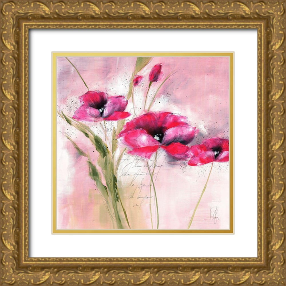 Zacher-Finet, Isabelle 20x20 Gold Ornate Wood Framed with Double ...