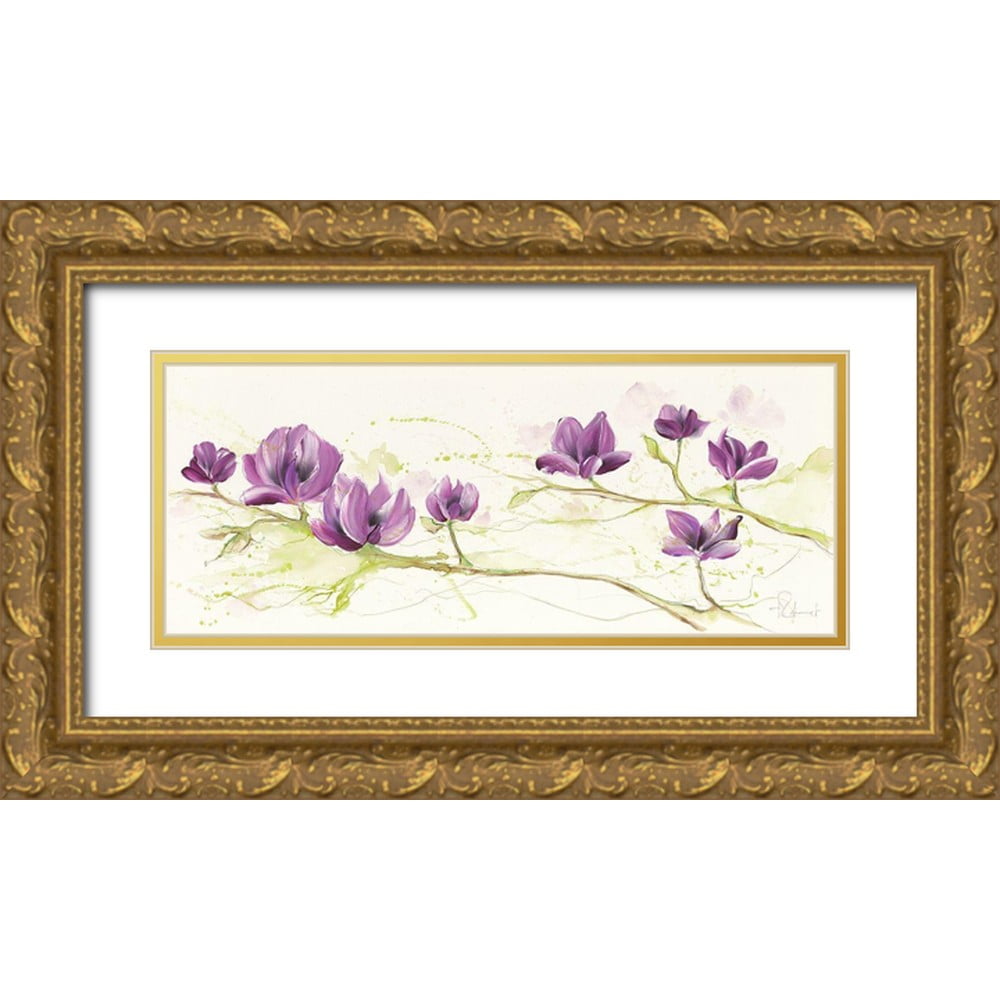 Zacher-Finet, Isabelle 24x12 Gold Ornate Wood Framed with Double ...