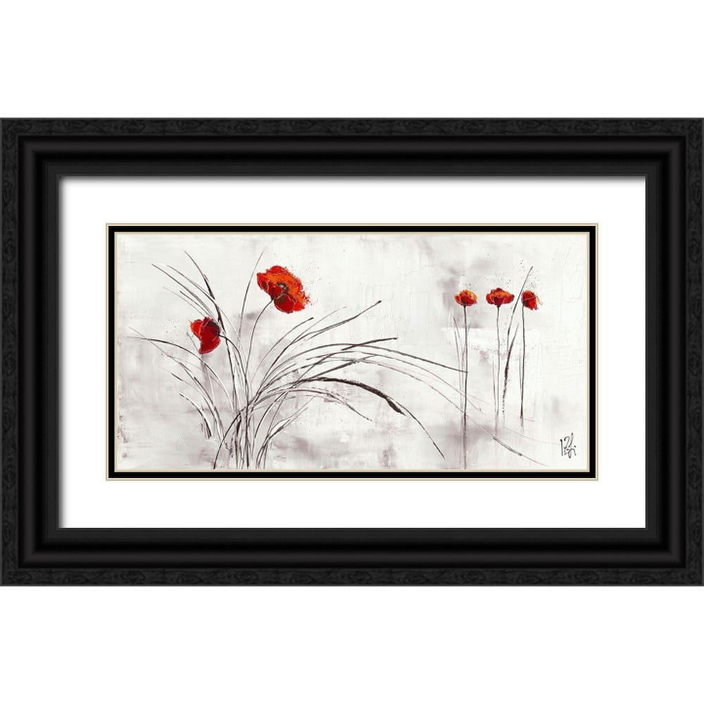 Zacher-Finet, Isabelle 24x14 Black Ornate Wood Framed with Double ...